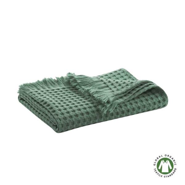 Toalla algodón orgánico Kopenhaguen verde | Ekoideas